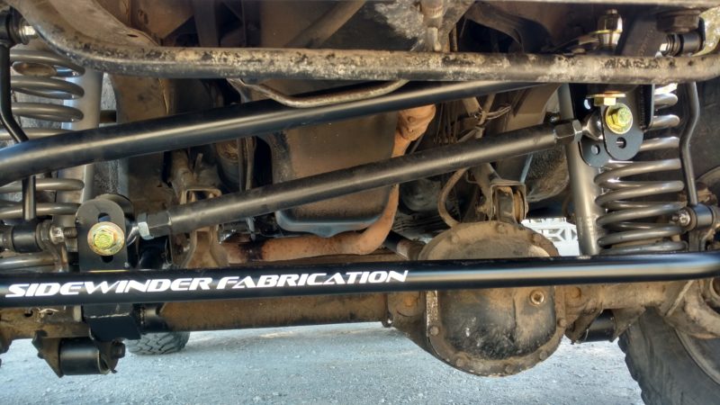 XJ/MJ Over The Axle Track Bar Kit - Sidewinder Fabrication 855-694-3761